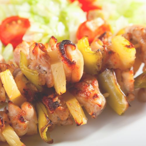 Ham and Pineapple Kabobs - BBQRecipes.com