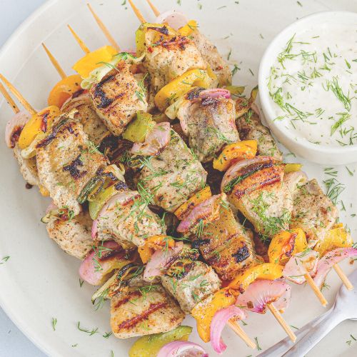 Parsley Fish Kabobs - BBQRecipes.com
